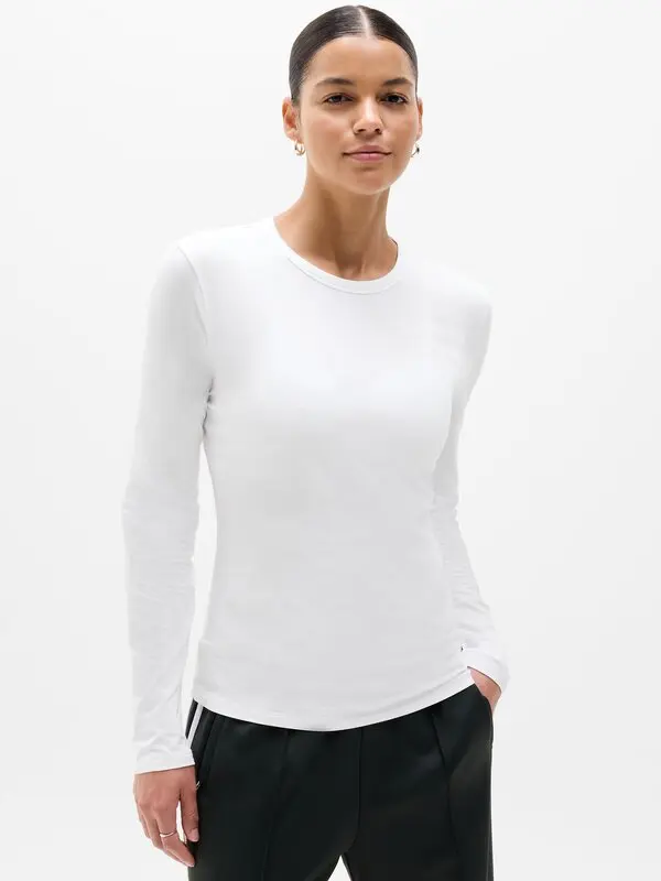 Athleta Slim Top - Bright White