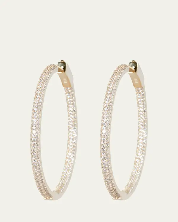 NICKHO REY Slim Tire Hoop Earrings - Gold