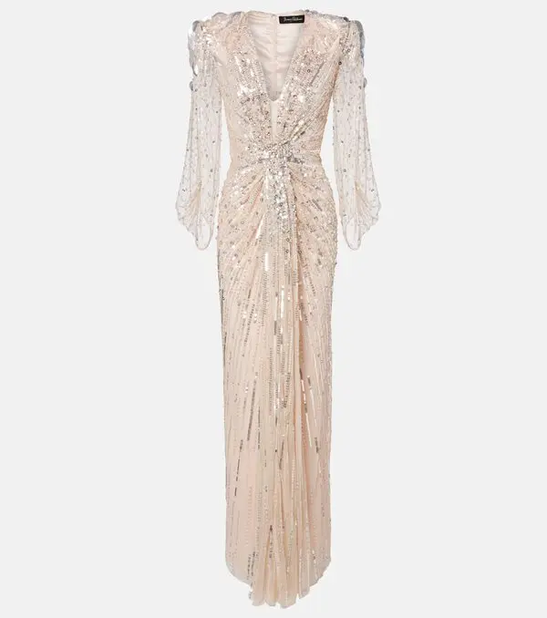 Jenny Packham Xenia Embellished Gown