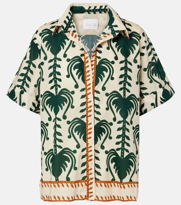 Johanna Ortiz Printed Cotton Shirt - Multicoloured
