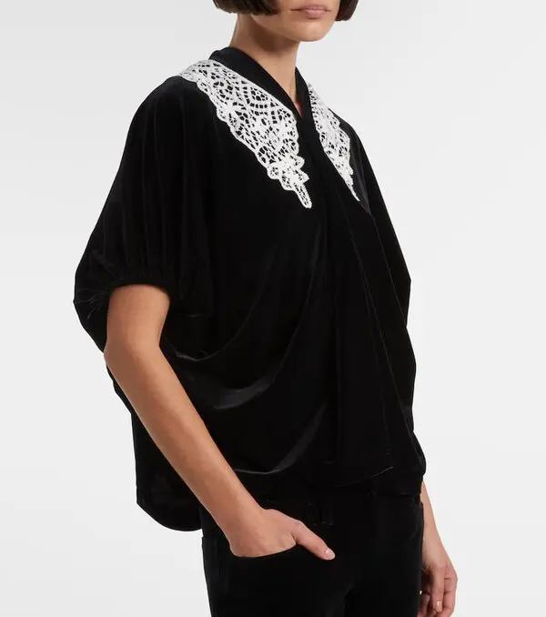 Junya Watanabe Collared Jersey Top