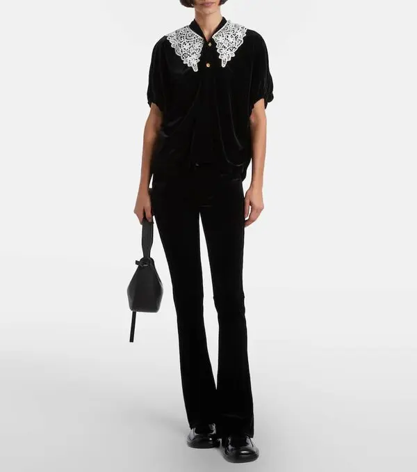 Junya Watanabe Collared Jersey Top