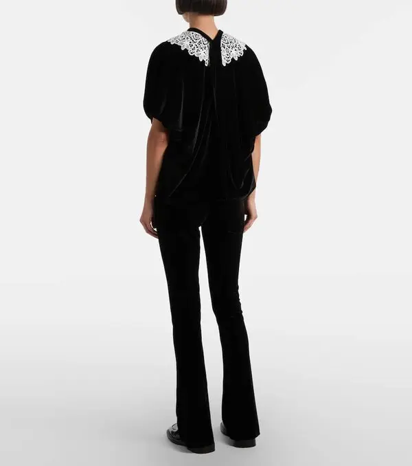 Junya Watanabe High-rise Flared Trousers
