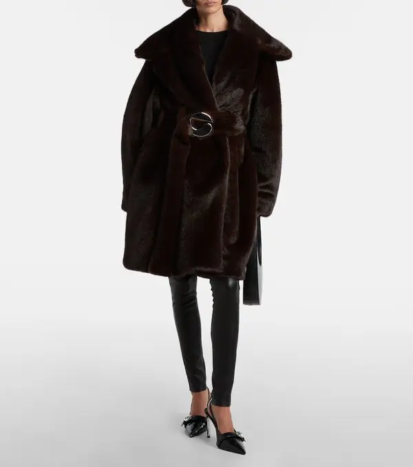 Coperni Logo Belted Coat