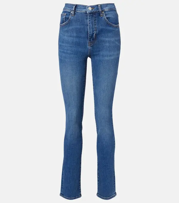 FRAME Pencil High-rise Slim Jeans