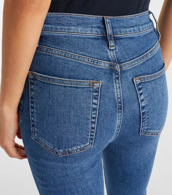FRAME Pencil High-rise Slim Jeans