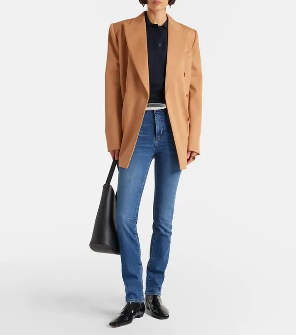 FRAME Pencil High-rise Slim Jeans