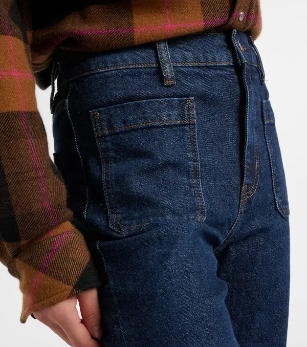 FRAME Refined High-rise Wide-leg Jeans