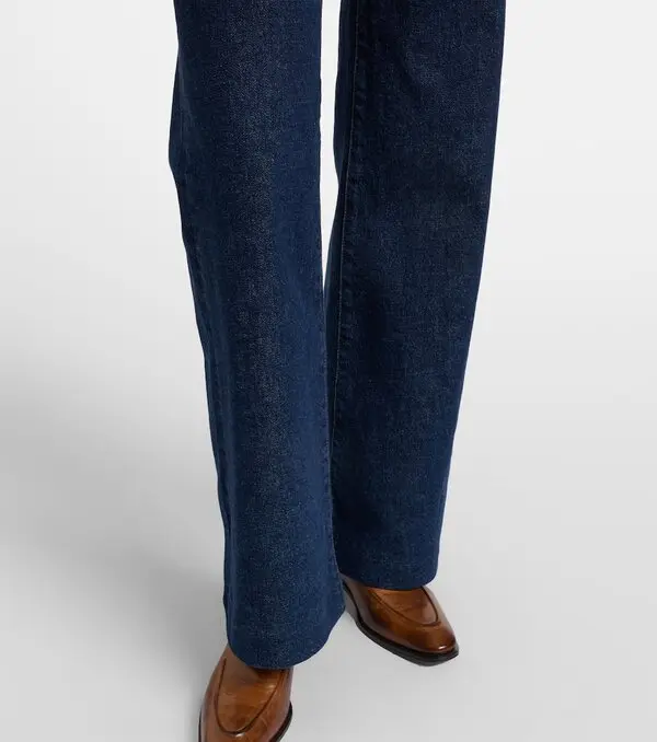 FRAME Refined High-rise Wide-leg Jeans