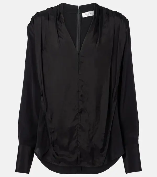 Victoria Beckham Silk Crepe De Chine Blouse