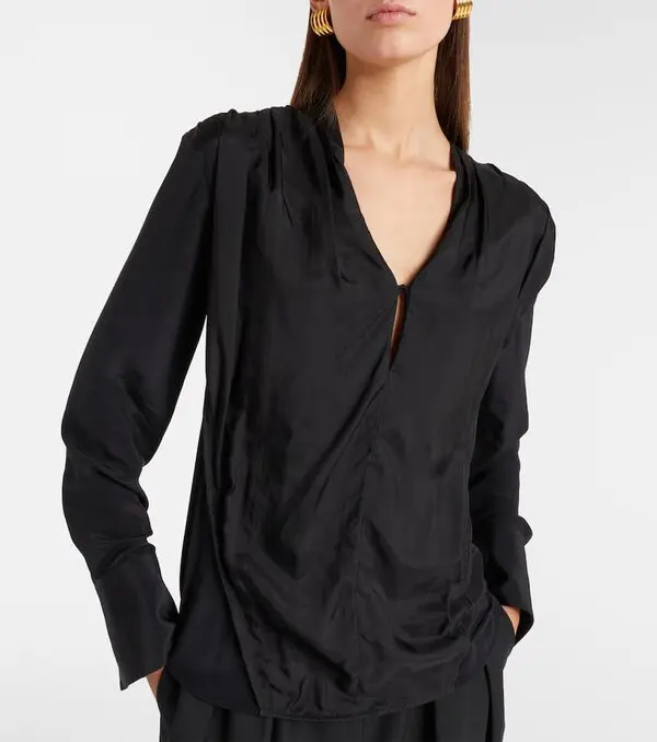 Victoria Beckham Silk Crepe De Chine Blouse