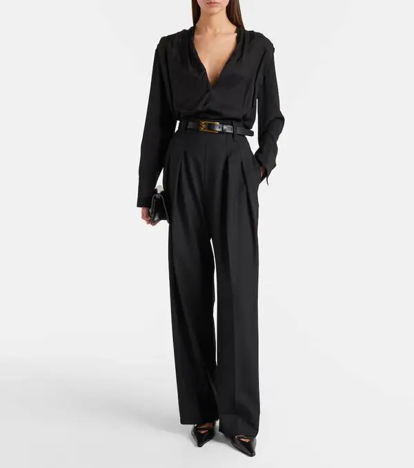 Victoria Beckham Silk Crepe De Chine Blouse