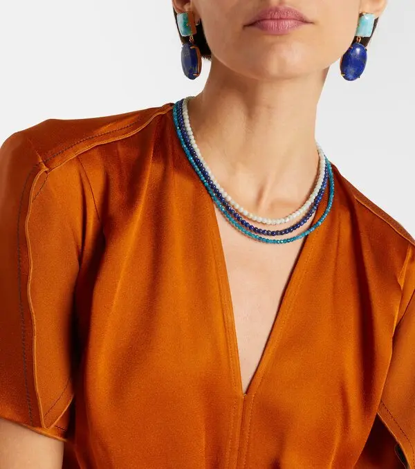JENNIFER BEHR Beaded Layered Necklace