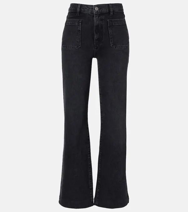 FRAME Arrow High-rise Bootcut Jeans