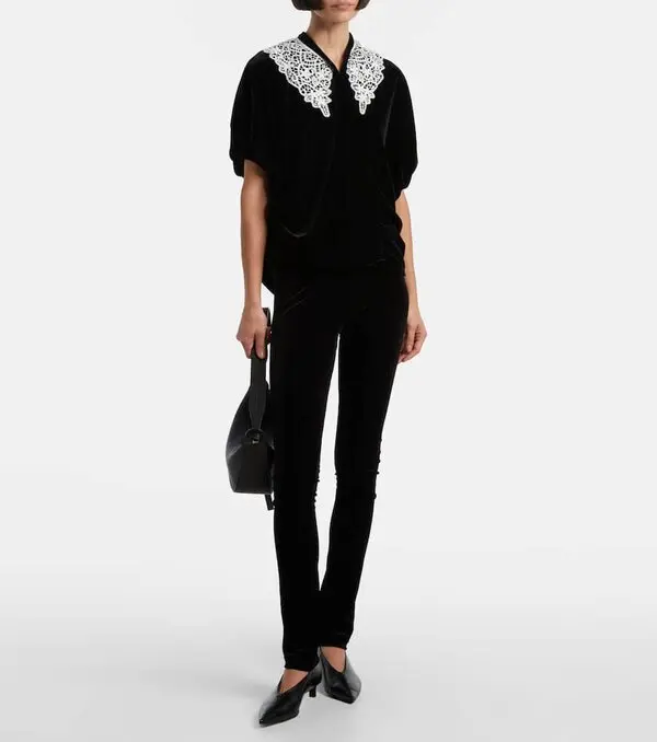 Junya Watanabe Slim Fit Jersey Pants