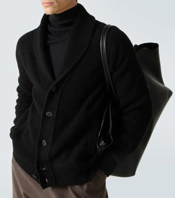 Zegna Cashmere-blend Shawl Collar Cardigan
