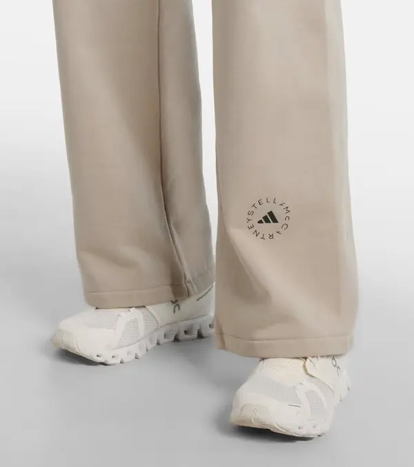 Adidas By Stella McCartney Cotton Jersey Sweatpants