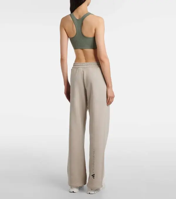 Adidas By Stella McCartney Cotton Jersey Sweatpants