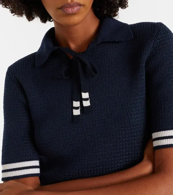 Thom Browne Silk-blend Polo Shirt