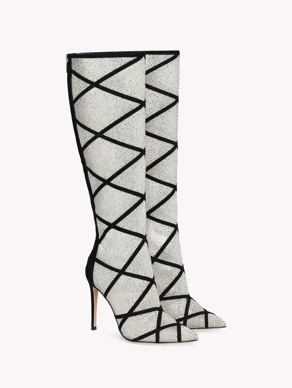 GIANVITO ROSSI Confetti Knee High Boots