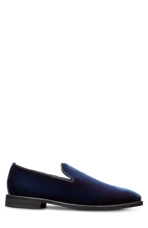 Allen Edmonds Velvet Smoking Slipper - Navy Velvet