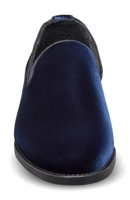Allen Edmonds Velvet Smoking Slipper - Navy Velvet