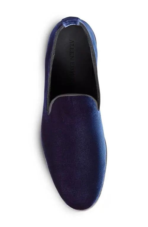 Allen Edmonds Velvet Smoking Slipper - Navy Velvet