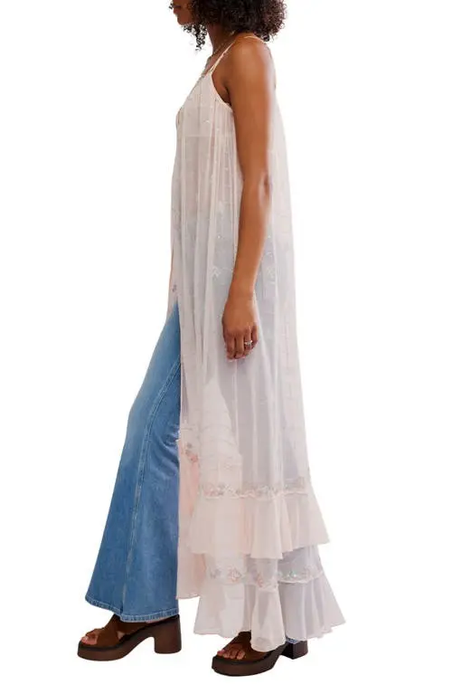 Free People Star Of The Show Sequin Mesh Nightgown