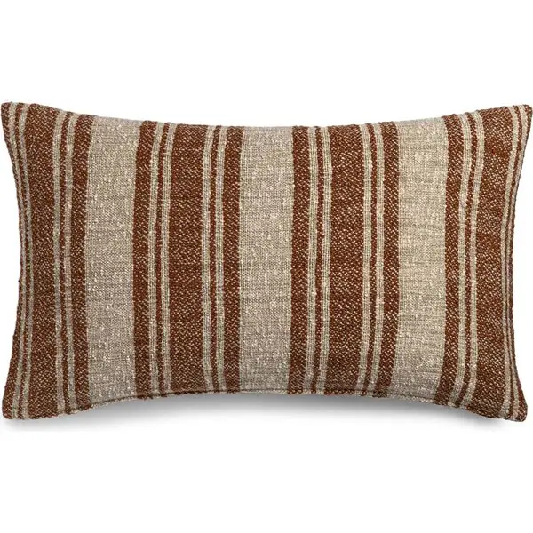 CRANE HOME Stripe Accent Pillow - Desert Rust