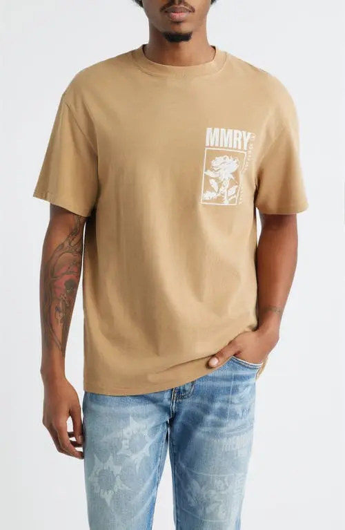 MEMORY LANE Through The Years Cotton Jersey Graphic T-shirt - Khaki