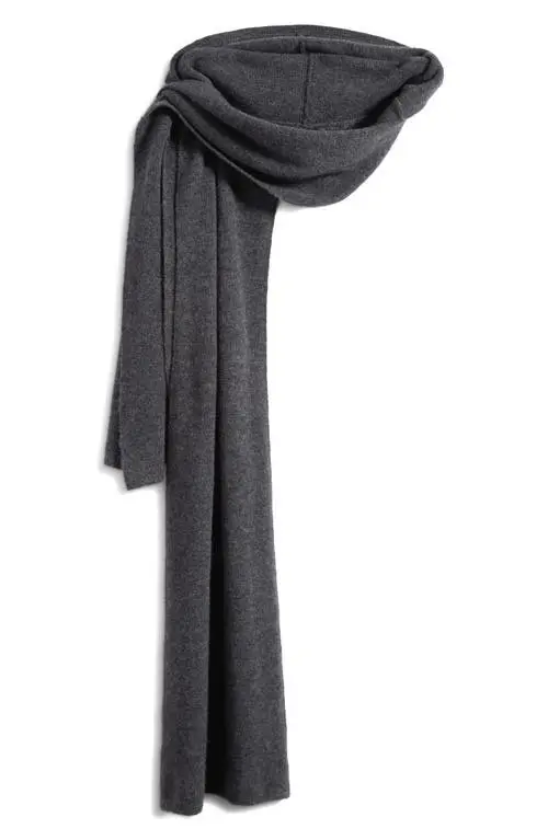Rag & Bone Jordyn Hooded Scarf - Dark Grey