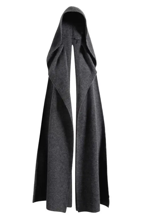 Rag & Bone Jordyn Hooded Scarf - Dark Grey
