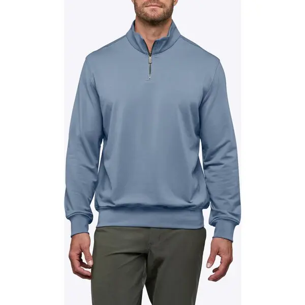 CUTS Hyperloop Quarter Zip - Cadet Blue