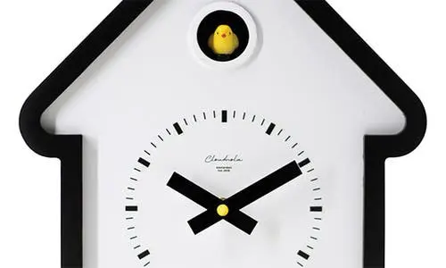 CLOUDNOLA House Cuckoo Clock - White