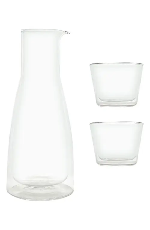 CLOUDNOLA Rocks Glasses & Carafe Set - Clear