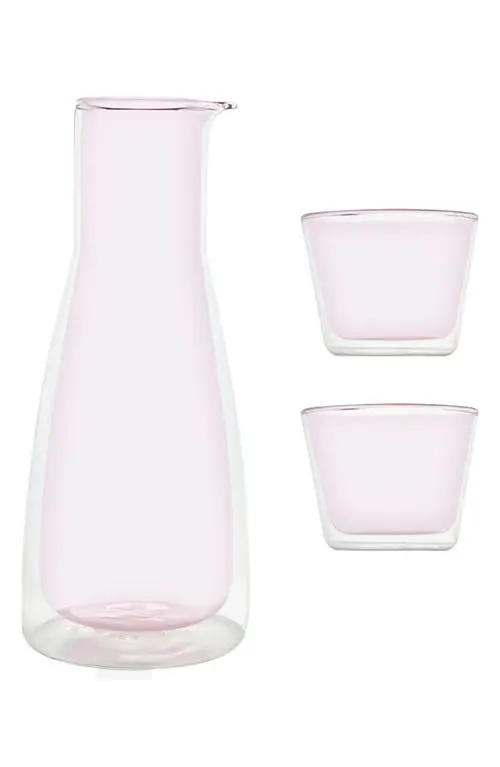 CLOUDNOLA Rocks Glasses & Carafe Set - Pink