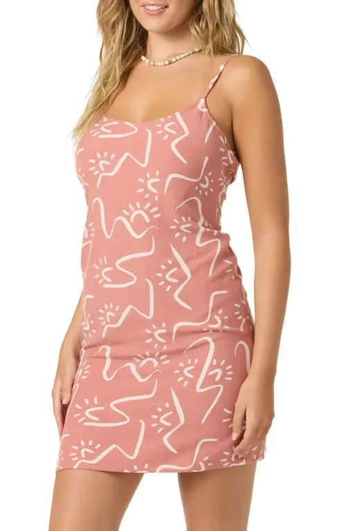 O'Neill Taryn Tidalwave Print Minidress