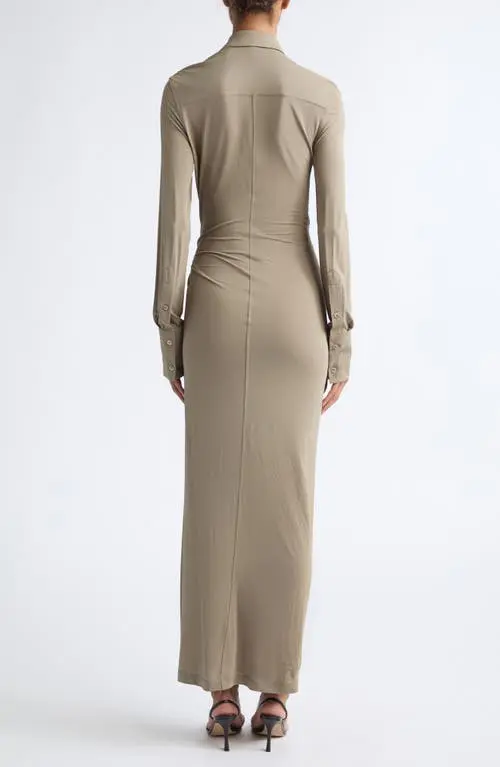 Helmut Lang Asymmetric Long Sleeve Dress