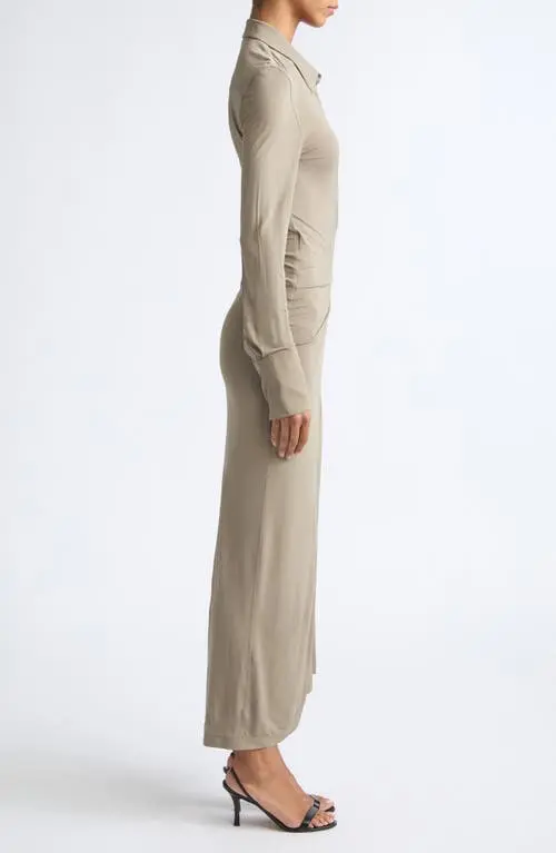 Helmut Lang Asymmetric Long Sleeve Dress