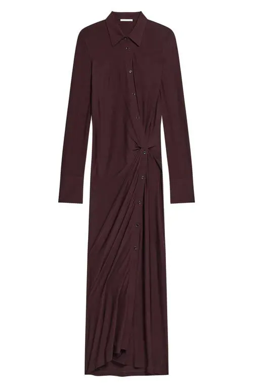 Helmut Lang Asymmetric Long Sleeve Dress