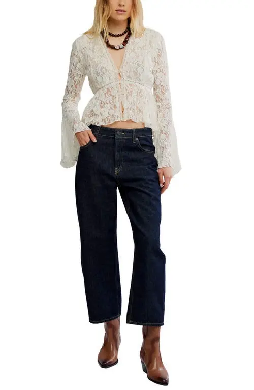 Free People Whispering Love Lace Top
