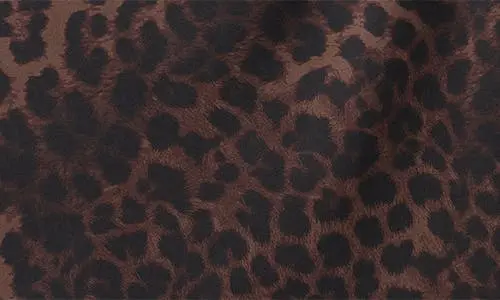 Mango Leopard Print Pleated Top