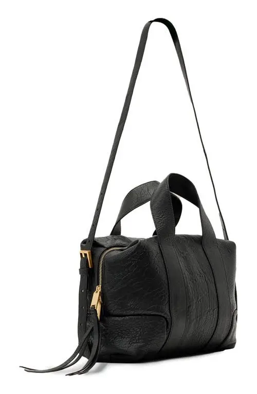 ALLSAINTS Ares Leather Satchel - Black