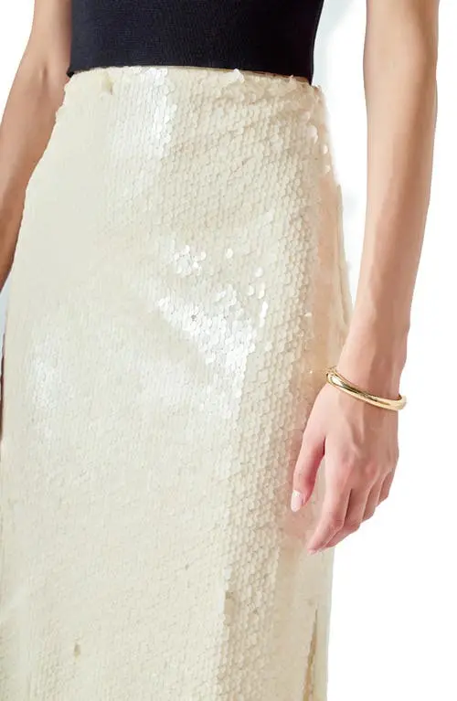 Endless Rose Sequin Midi Skirt