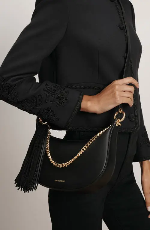 Veronica Beard Small Fortune Leather Shoulder Bag