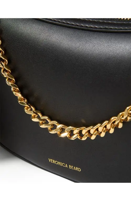 Veronica Beard Small Fortune Leather Shoulder Bag