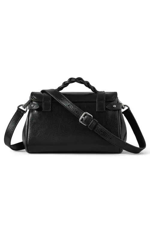 Mulberry Mini Alexa High-shine Leather Bag - Black