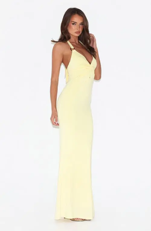 TIGER MIST Twist Front Evening Dress