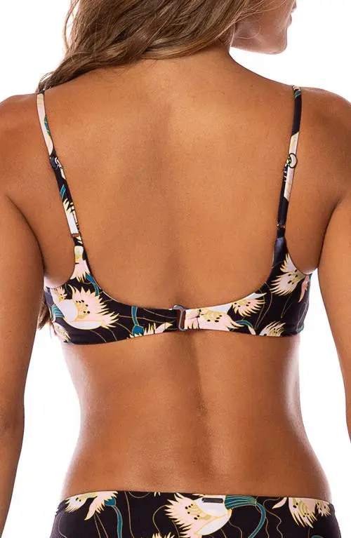 MAAJI Floral Dreams Liberties Reversible Bikini Top - Black