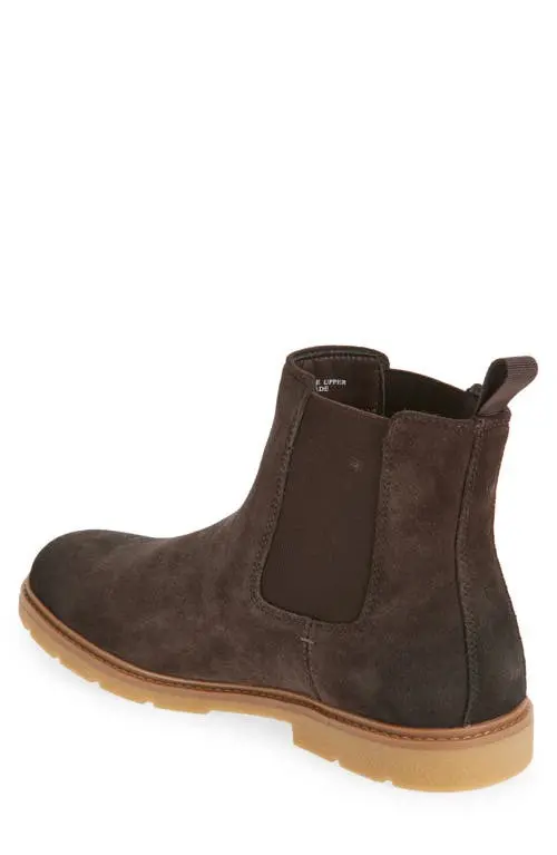 Nordstrom Lockhart Mini Lug Suede Chelsea Boot - Dark Brown Suede